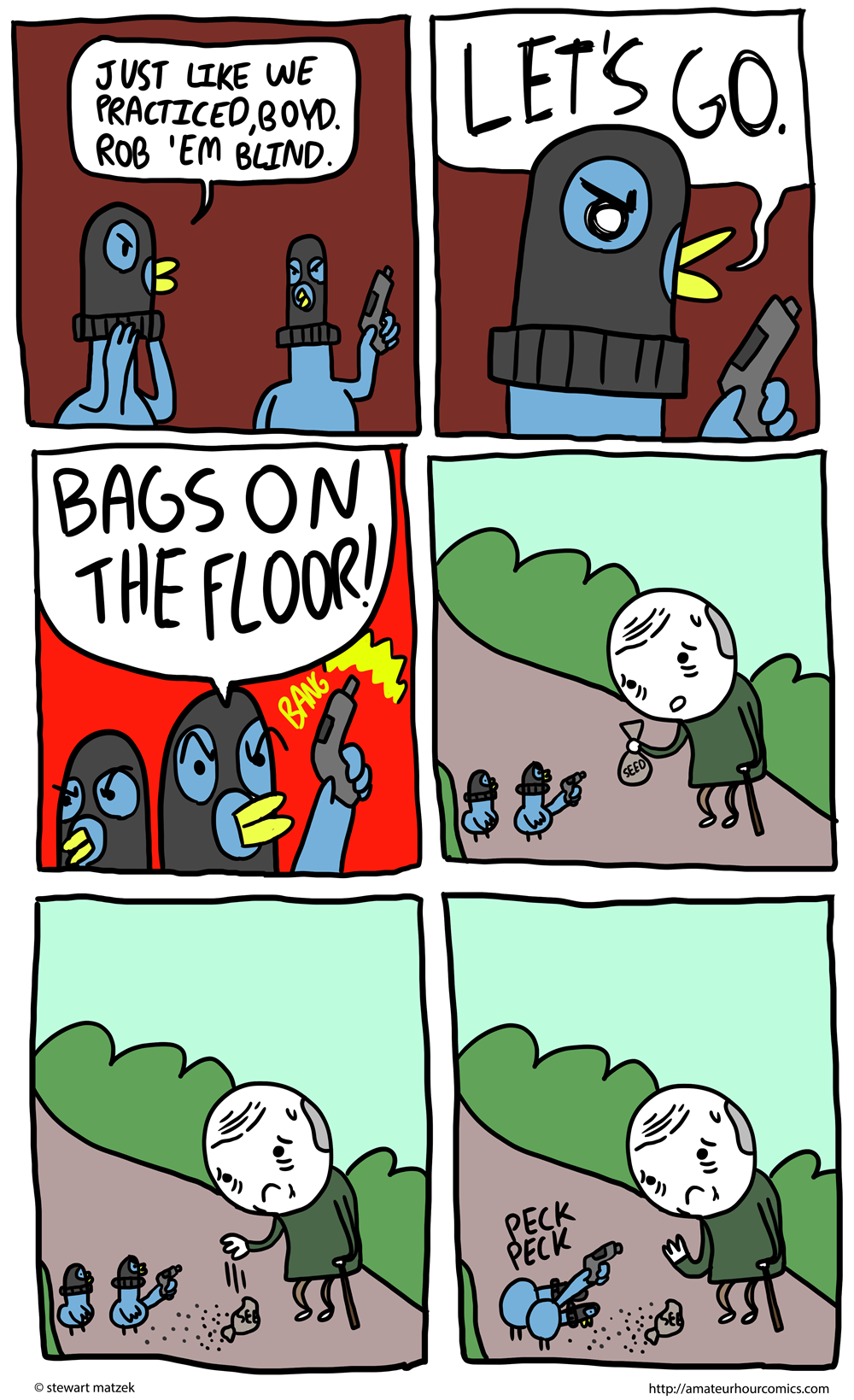 Web Comics - robbery - 4koma comic strip, webcomics, web comics ...