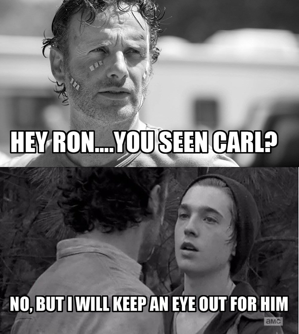 Walking Dead Carl Jokes