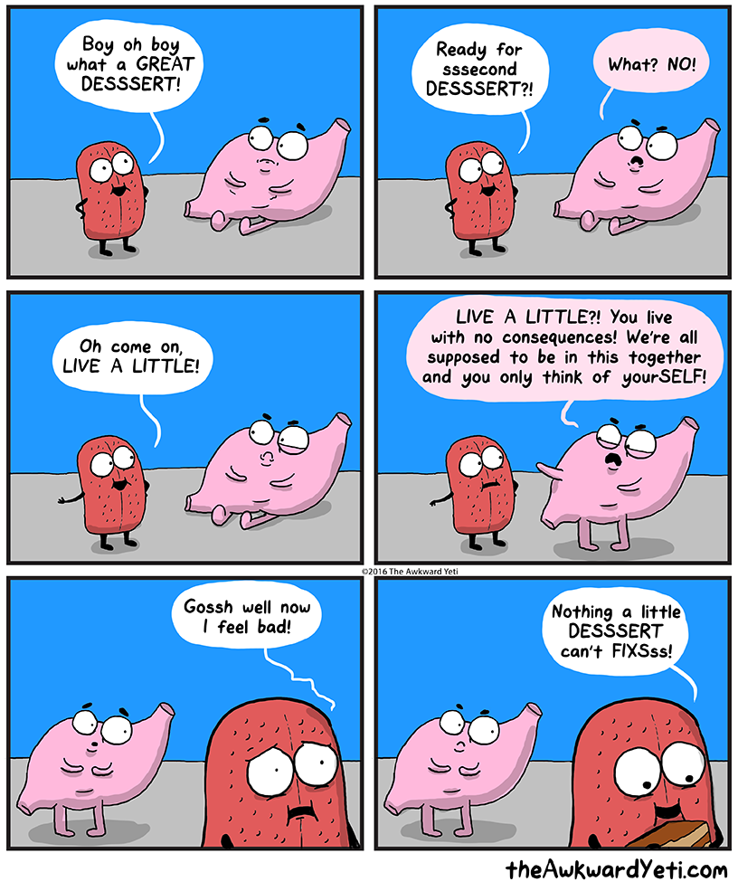 The Self-Perpetuating Cycle of Emotional Eating - Web Comics - 4koma ...