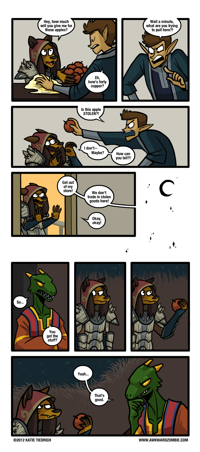 Web Comics - Skyrim - 4koma comic strip, webcomics, web comics ...