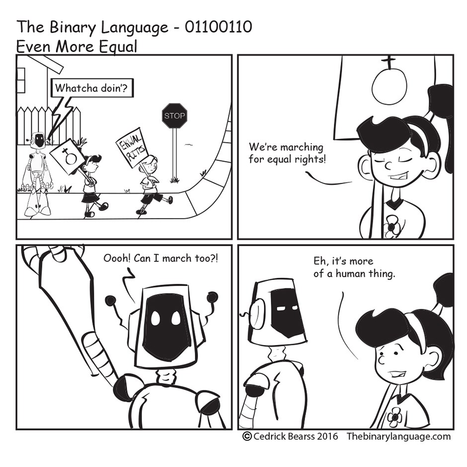 Even More Equal - Web Comics - 4koma comic strip, webcomics, web comics