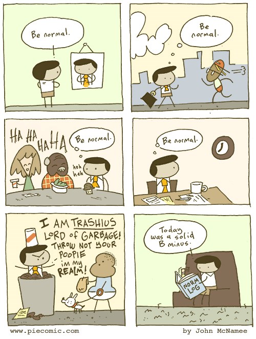 Fairly Normal Day - Web Comics - 4koma comic strip, webcomics, web comics