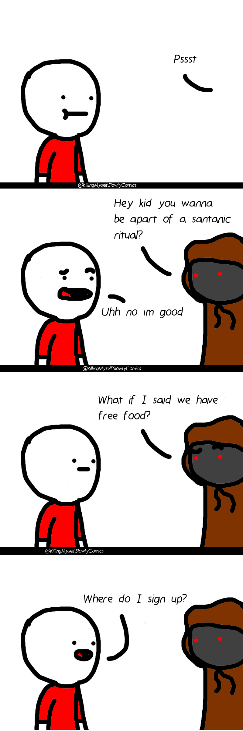 Free Food Conquers All - Web Comics - 4koma comic strip, webcomics, web ...