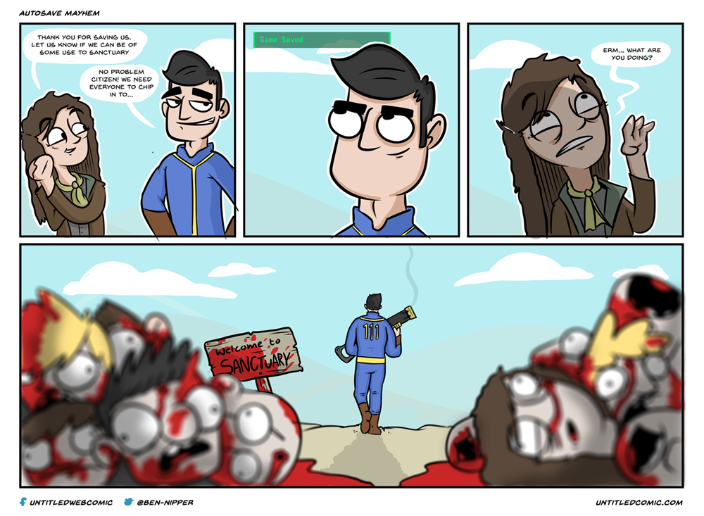 Web Comics - fallout 4 - 4koma comic strip, webcomics, web comics ...