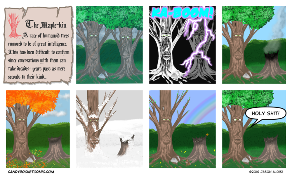 Tree's Got Those Lightning Reflexes - Web Comics - 4koma comic strip ...
