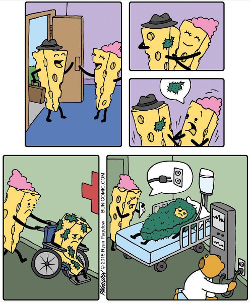 Blue Cheese - Web Comics - 4koma comic strip, webcomics, web comics