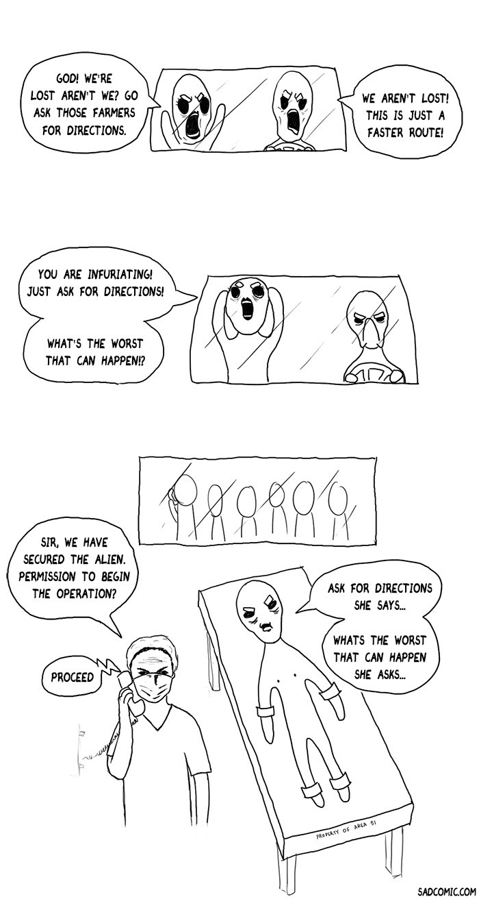 Asking For Directions Be Like - Web Comics - 4koma comic strip ...