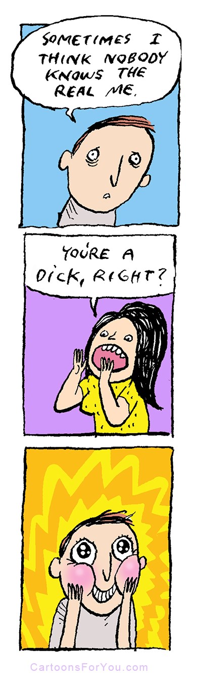 The Real Me - Web Comics - 4koma comic strip, webcomics, web comics