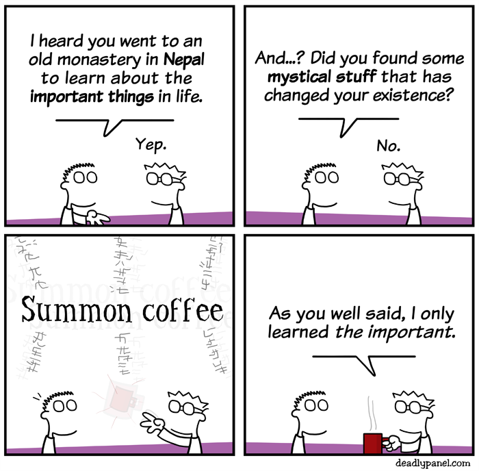 There Is Only Coffee - Web Comics - 4koma comic strip, webcomics, web ...