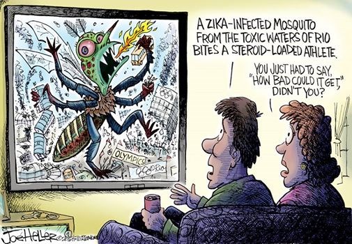 Joe Heller's Marvel Take On The Rio Olympics - The Daily What - Daily ...