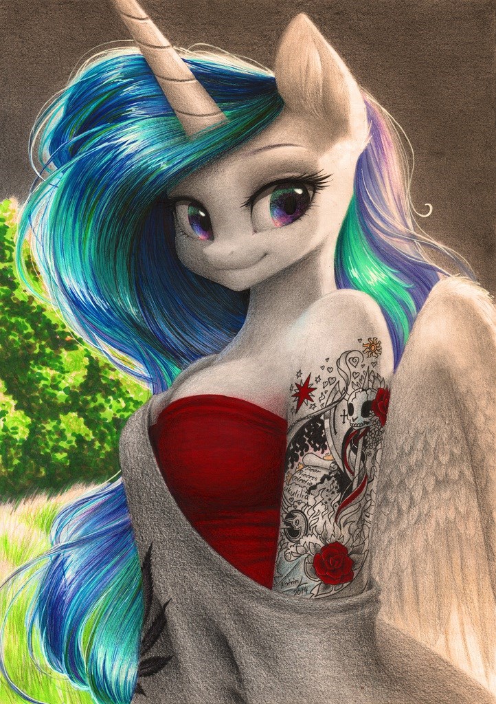 Sleeve Tattoo Celestia - My Little Brony - my little pony, friendship ...