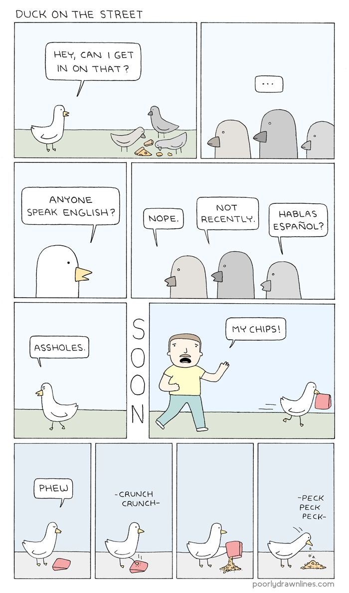 Well, That Escalated Quackly - Web Comics - 4koma comic strip ...