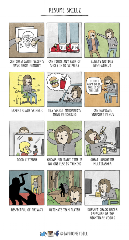 Forget Resume, These Are Skills for Life - Web Comics - 4koma comic ...