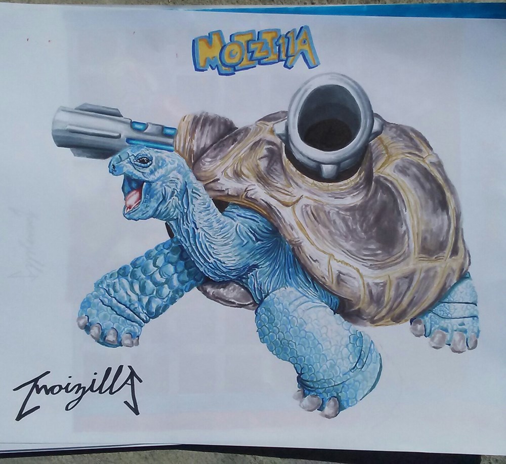 How To Draw Blastoise Step By Step