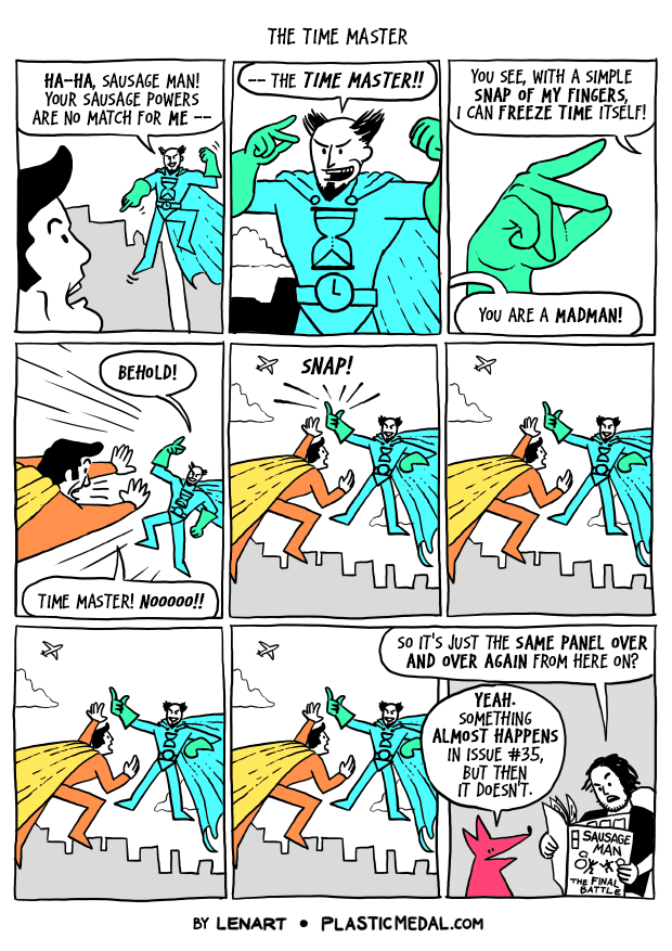 Stopping Time Isnt As Useful As You Might Think Web Comics 4koma Comic Strip Webcomics