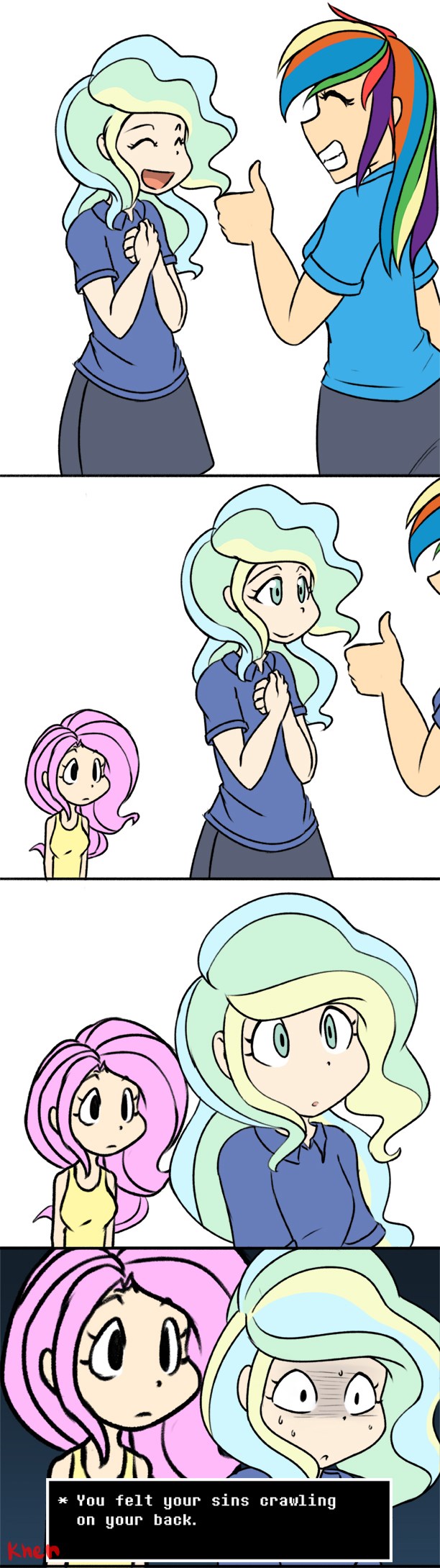 Rainbow Dash And Fluttershy Comic