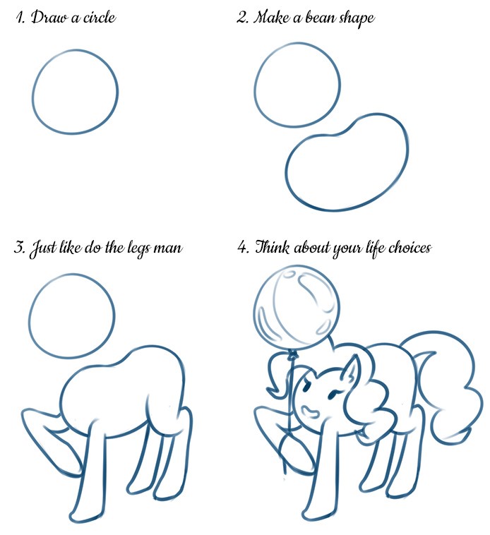 How to Draw Ponee - My Little Brony - my little pony, friendship is ...