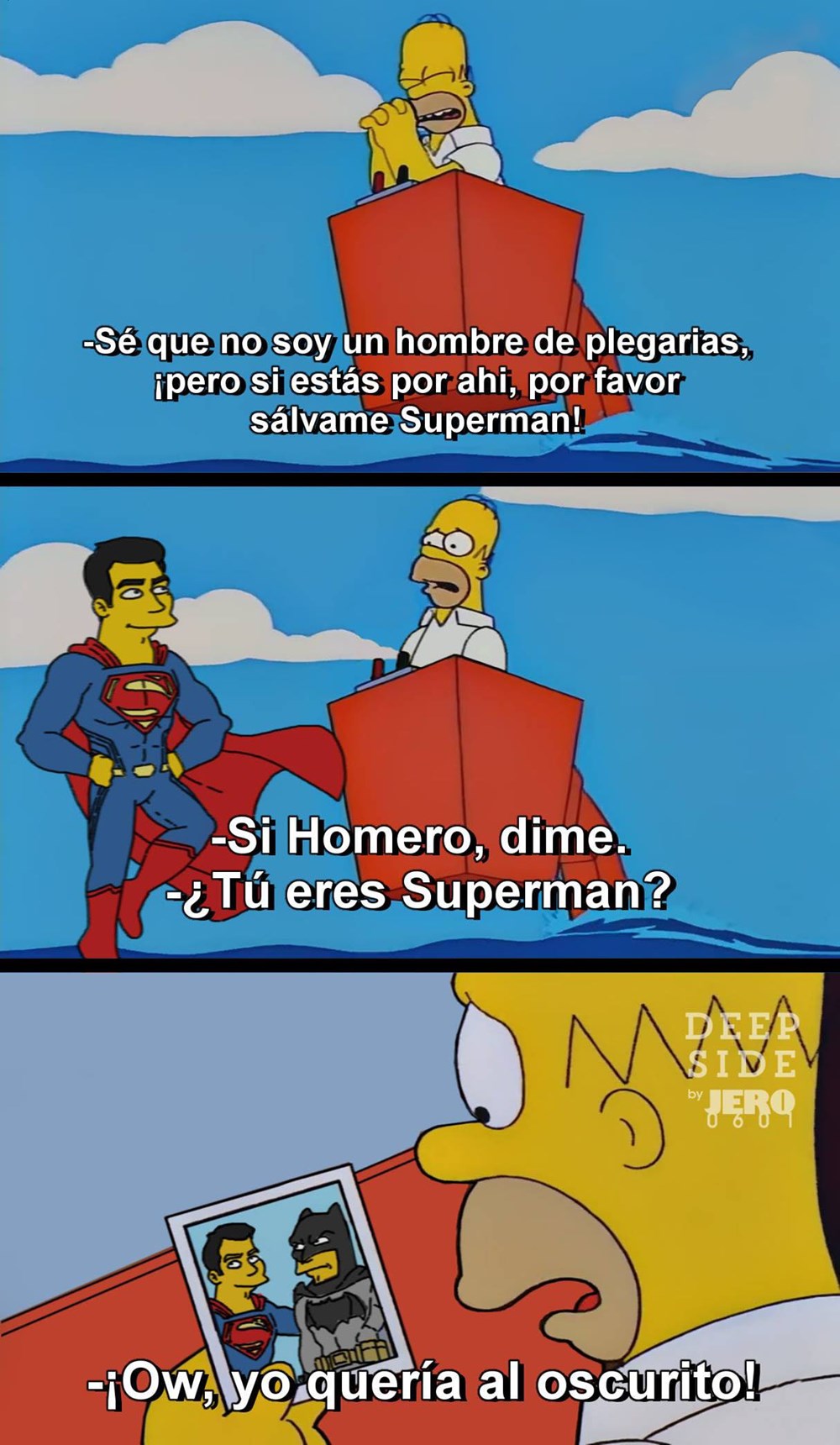 Batman Vs. Superman versión Los Simpsons - Loquillo