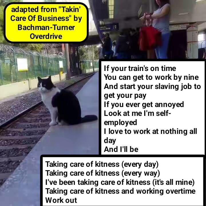"Takin' Care Of Kitiness" (adapted from "Takin' Care Of Business" by ...