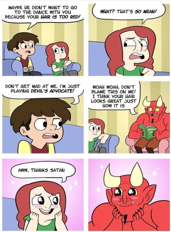 Playing Devil's Advocate - Memebase - Funny Memes