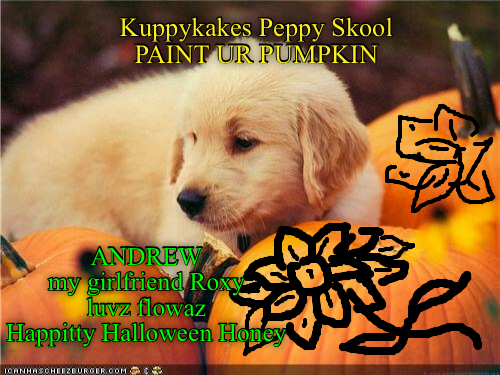 Kuppykakes Preppy Skool PAINT UR PUMPKIN - I Has A Hotdog - Dog ...