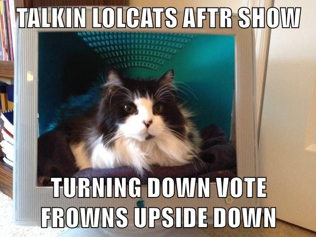 TALKIN LOLCATS AFTR SHOW - Lolcats - lol | cat memes | funny cats ...
