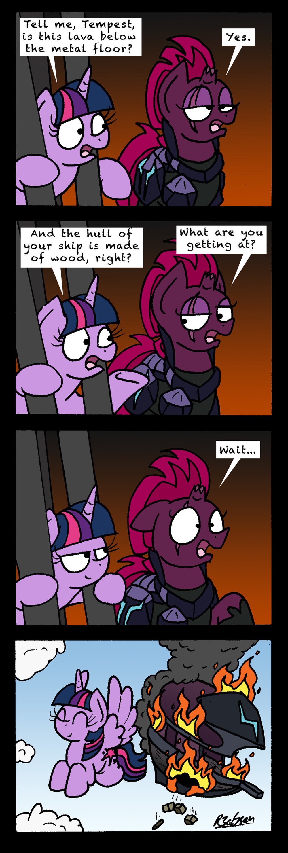 Shadow And Twilight Sparkle Comic