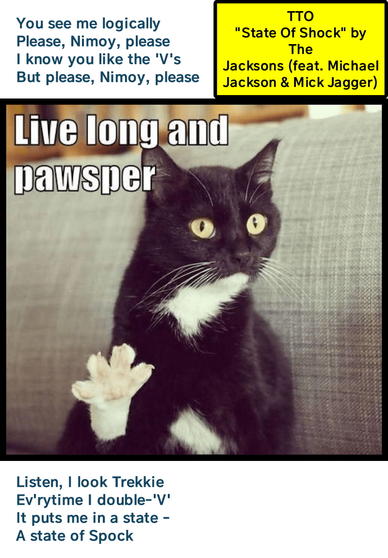 "Purrfectly Logical" (TTO "State Of Shock" by The Jacksons [feat ...