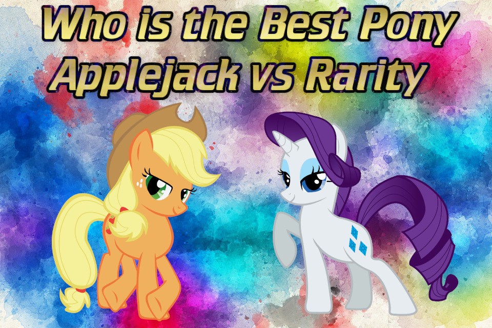 Mane: Applejack vs Rarity - My Little Brony - my little pony ...