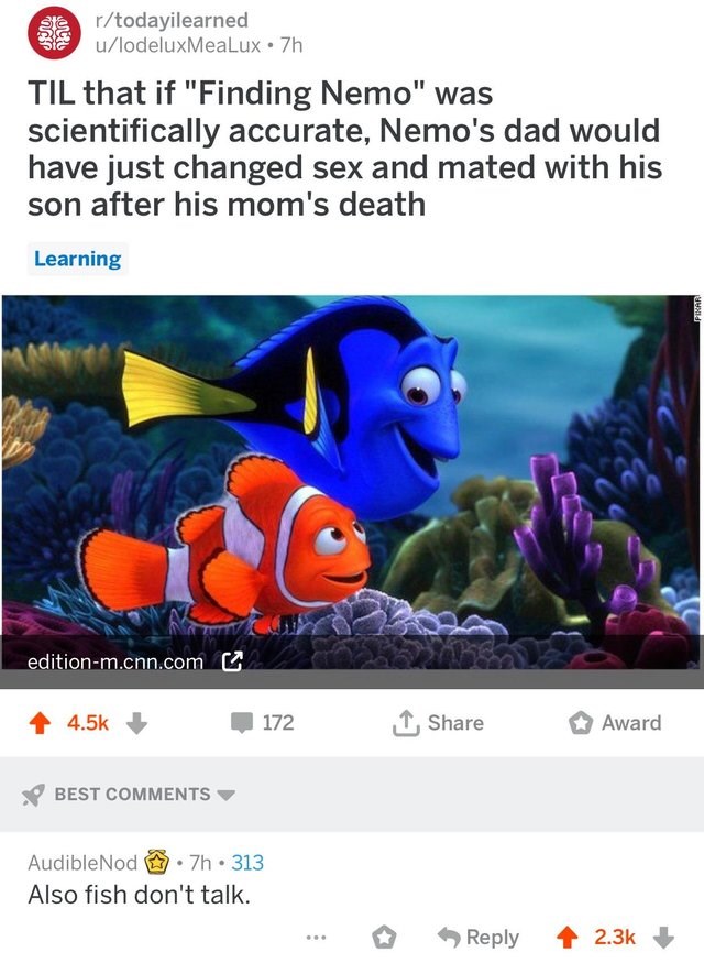 Funny Finding Nemo Meme