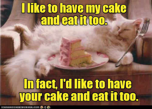 Cake, the breakfast of champions - Lolcats - lol | cat memes | funny ...
