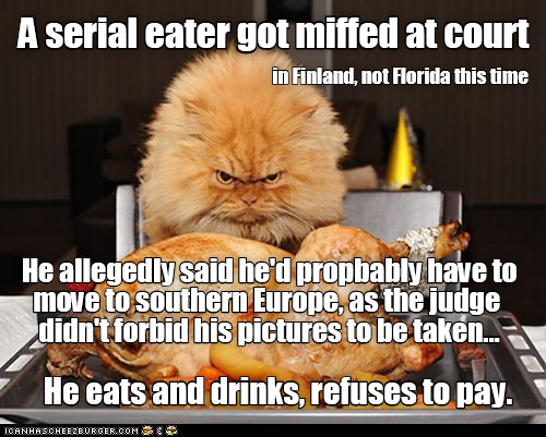 Eat and drink, refuse to pay, go straight to jail. - Lolcats - lol ...