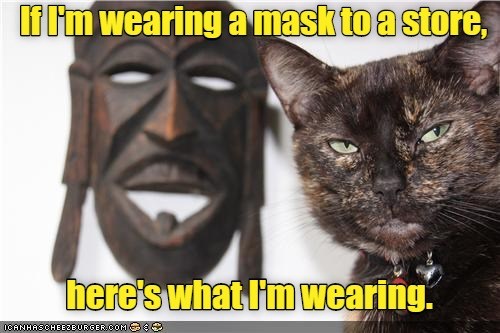 It's supposed to ward off evil spirits and stupid people. - Lolcats ...