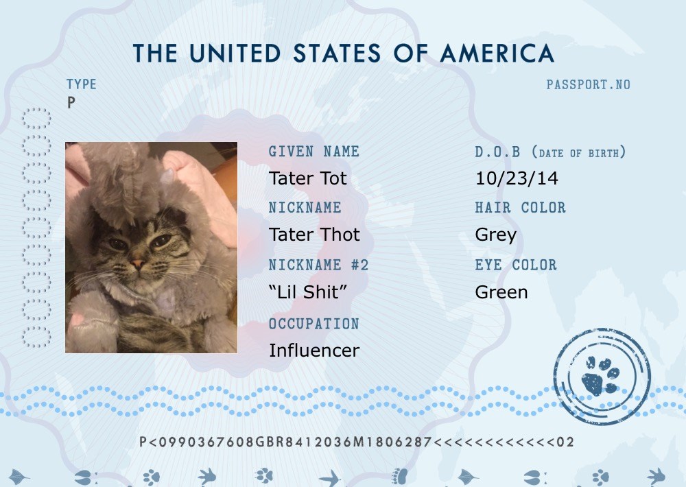 Pet Passports - Page 5 - Pet Passports - Create your pet his own unique ...