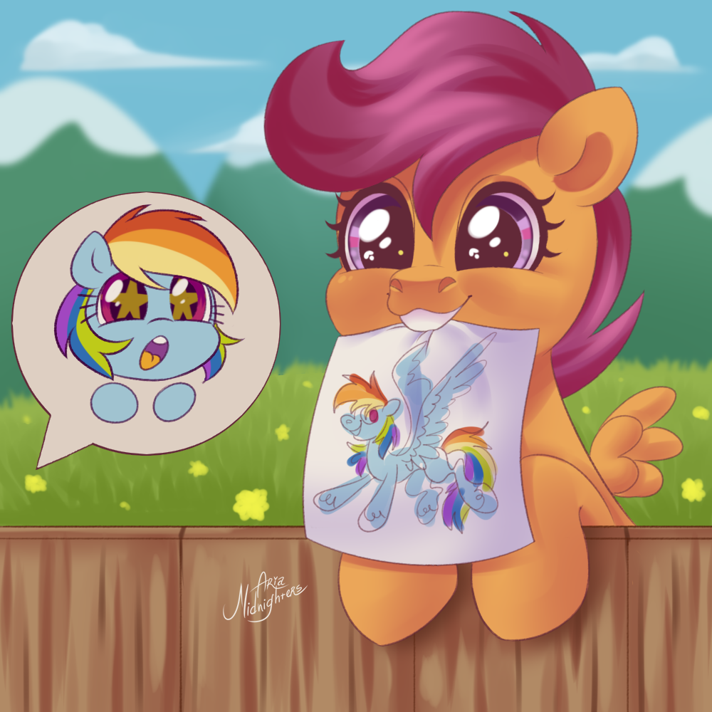 My Little Pony Friendship Is Magic Rainbow Dash And Scootaloo