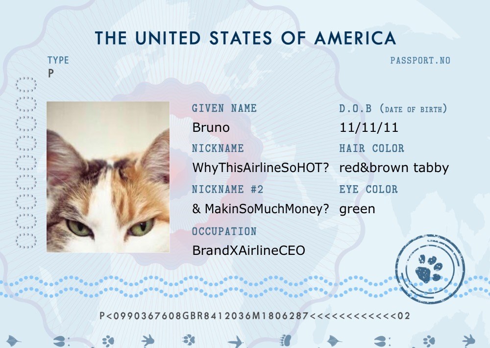 Pet Passports - Pet Passports - Create your pet his own unique passport ...