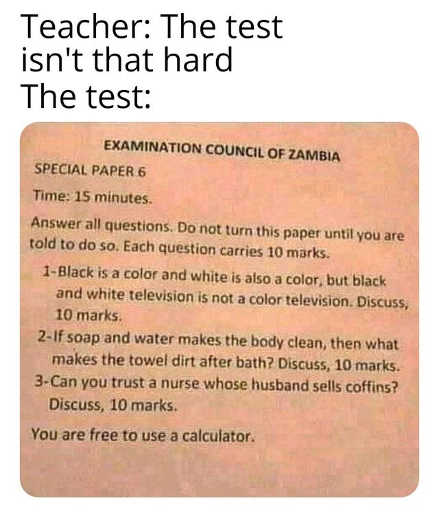 Memebase - exams - All Your Memes In Our Base - Funny Memes - Cheezburger