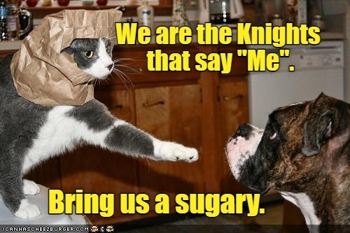 Cookies, cake, pie, tarts, scones, whatever you can find. - Lolcats ...