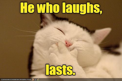 Laughter doeth good like a medicine. - Lolcats - lol | cat memes ...