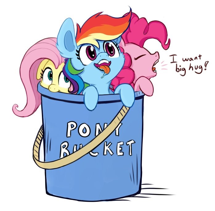 Pony Bucket - My Little Brony - my little pony, friendship is magic ...