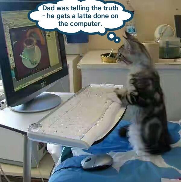 Morning dad joke - Lolcats - lol | cat memes | funny cats | funny cat ...