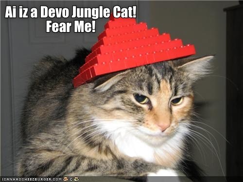 We Are Devo! - Lolcats - lol | cat memes | funny cats | funny cat ...