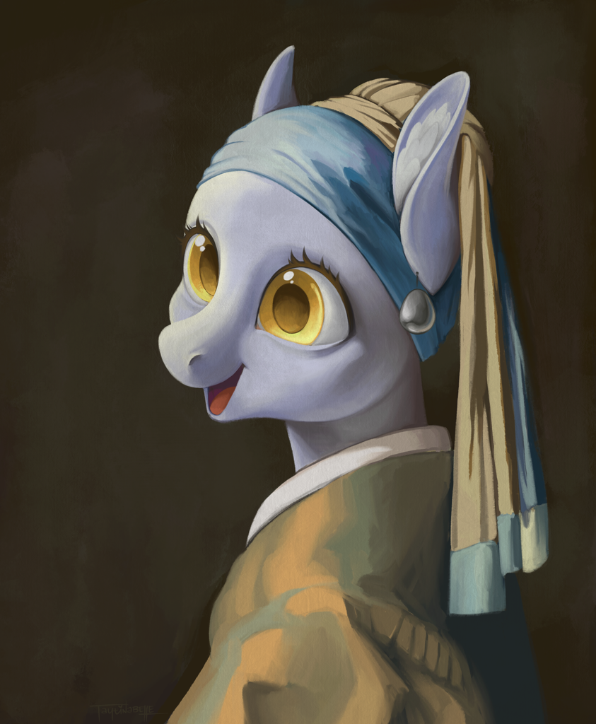 My Little Brony - girl with a pearl earring - my little pony ...