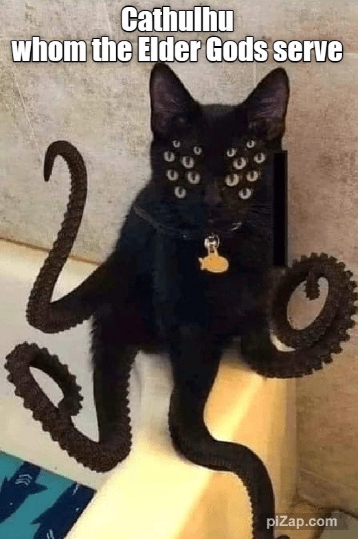 Cthulhu - Lolcats - lol | cat memes | funny cats | funny cat pictures ...